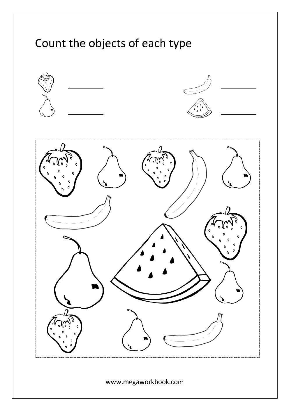 Free Printable Number Counting Worksheets Count And Match Count And
