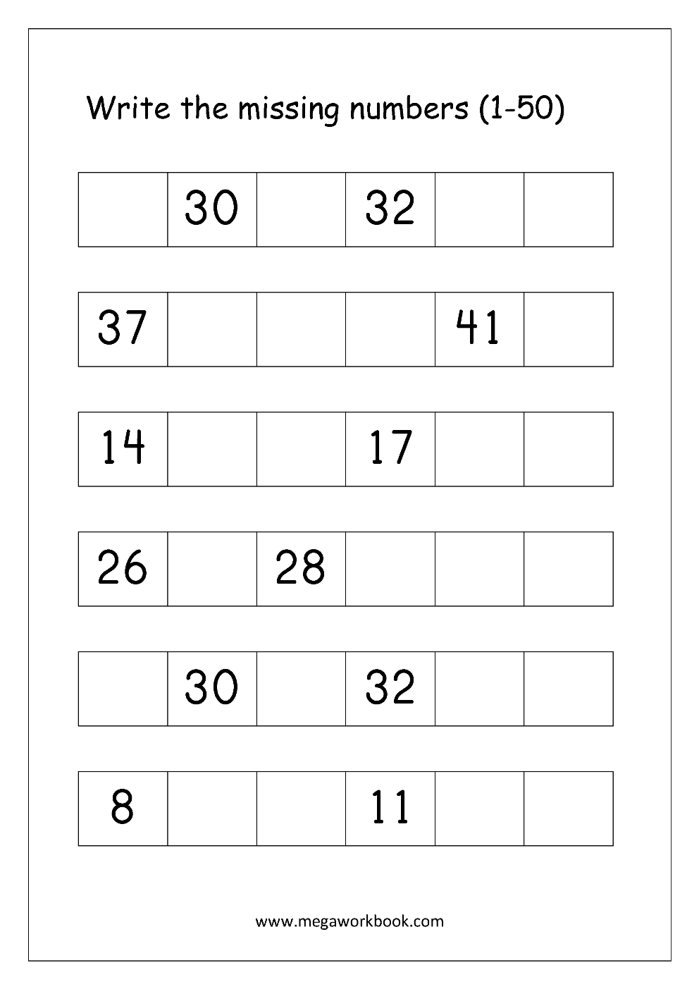 Ordering Numbers Worksheets Missing Numbers What Comes Before And Ordering Numbers Worksheets Missing Numbers What Comes Before And