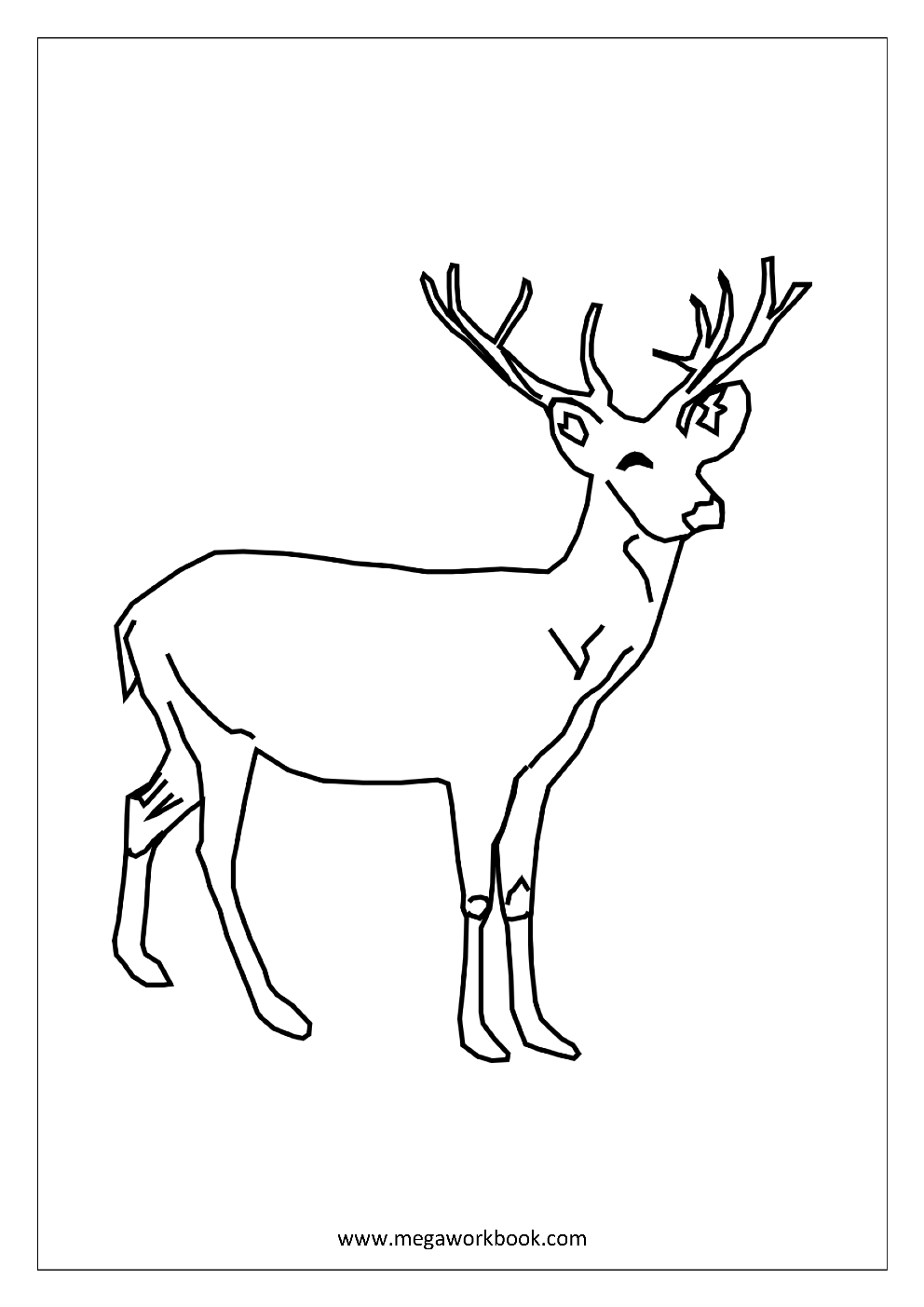 Stag Coloring Pages Coloring Pages