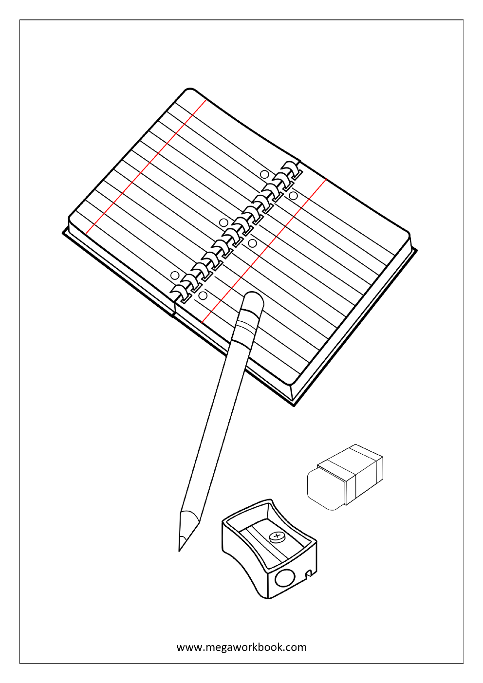 Free Coloring Sheets - Miscellaneous - MegaWorkbook