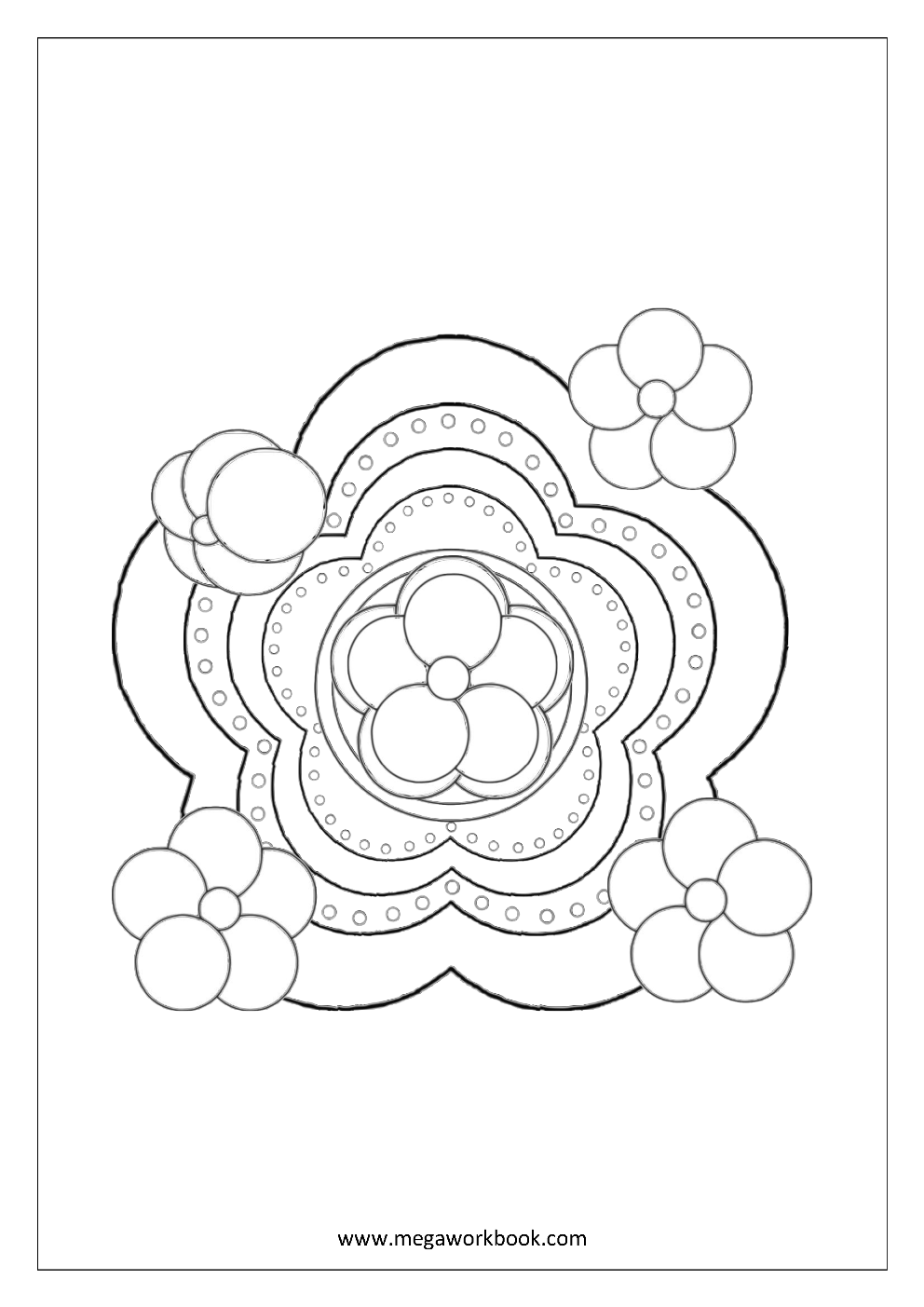 coloring pages plants and flowers
