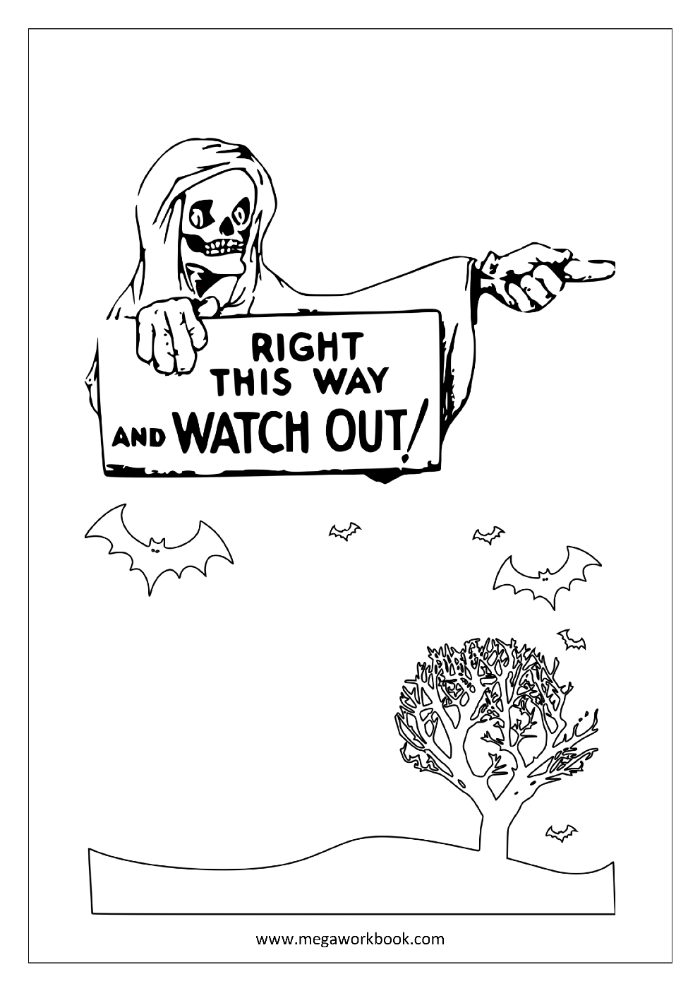 witch watch coloring pages