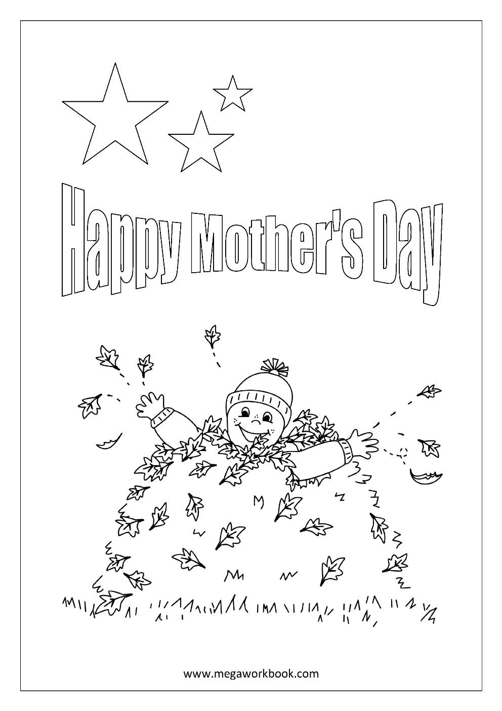 Free Printable Mother's Day Coloring Pages For Kids (Kindergarten ...