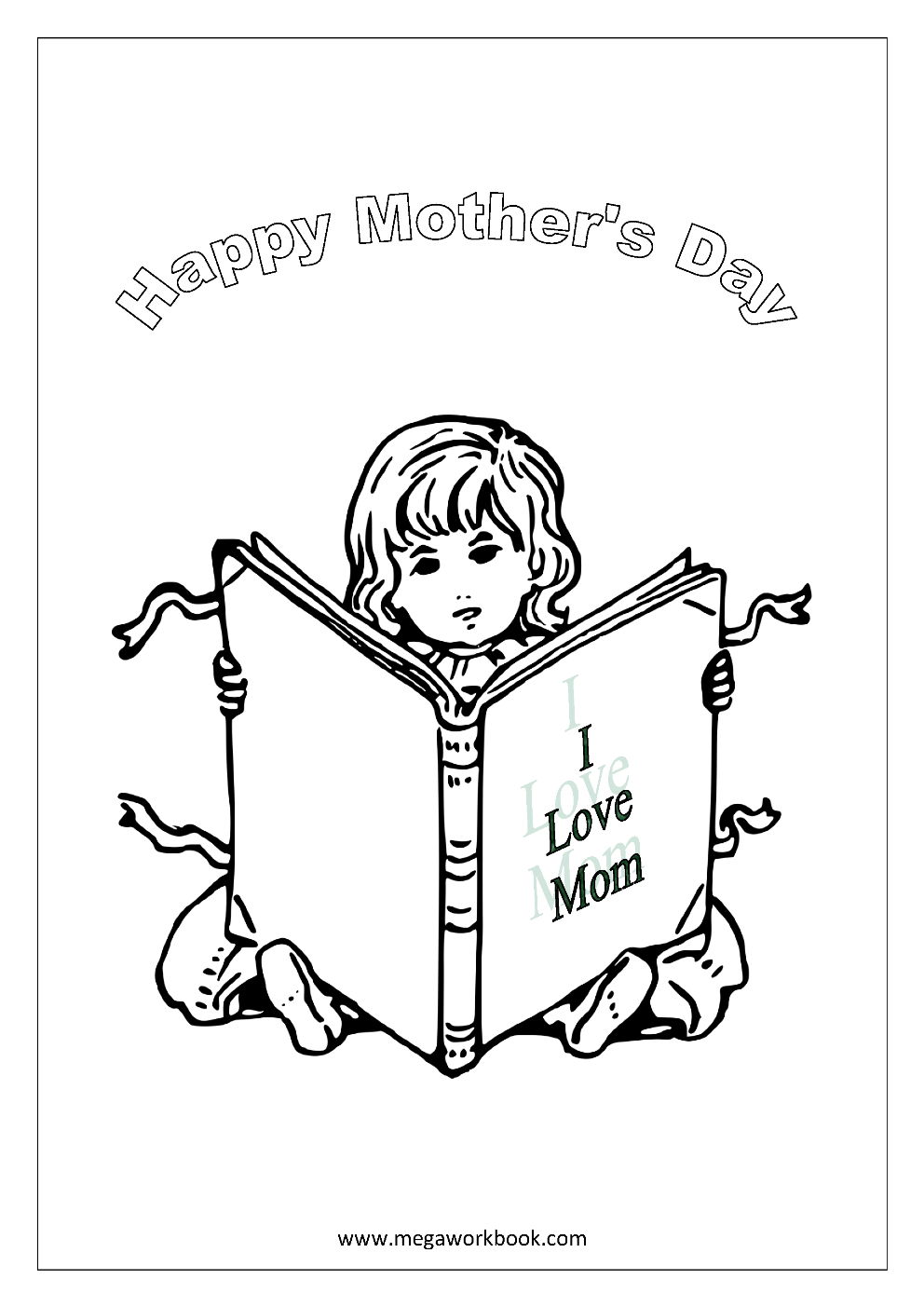 Free Printable Mother's Day Coloring Pages For Kids (Kindergarten ...