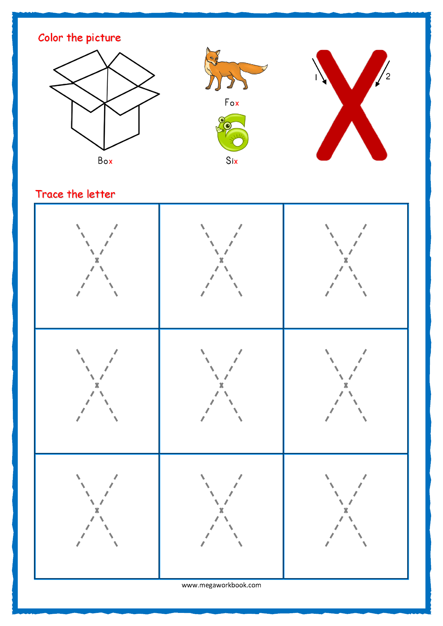 Tracing Letters - Letter Tracing Worksheets - Alphabet Tracing ...
