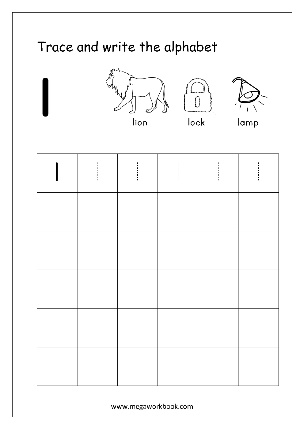 Kindergarten Alphabet Worksheets Free Printable Alphabet Worksheets 