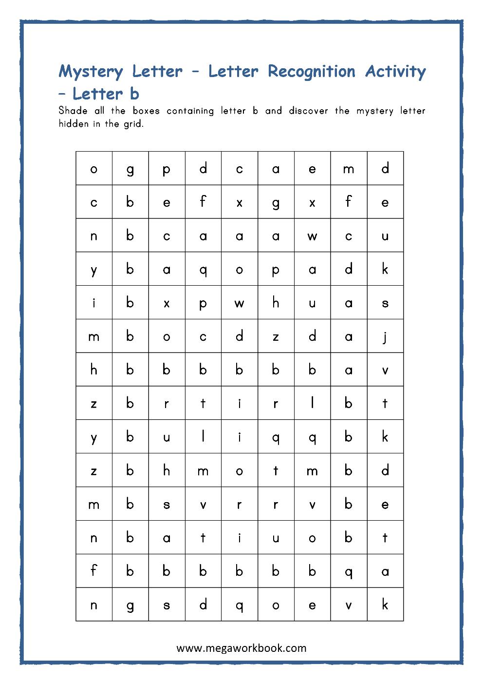 Letter B Worksheets - Letter B Worksheets For Preschoolers - Letter B ...