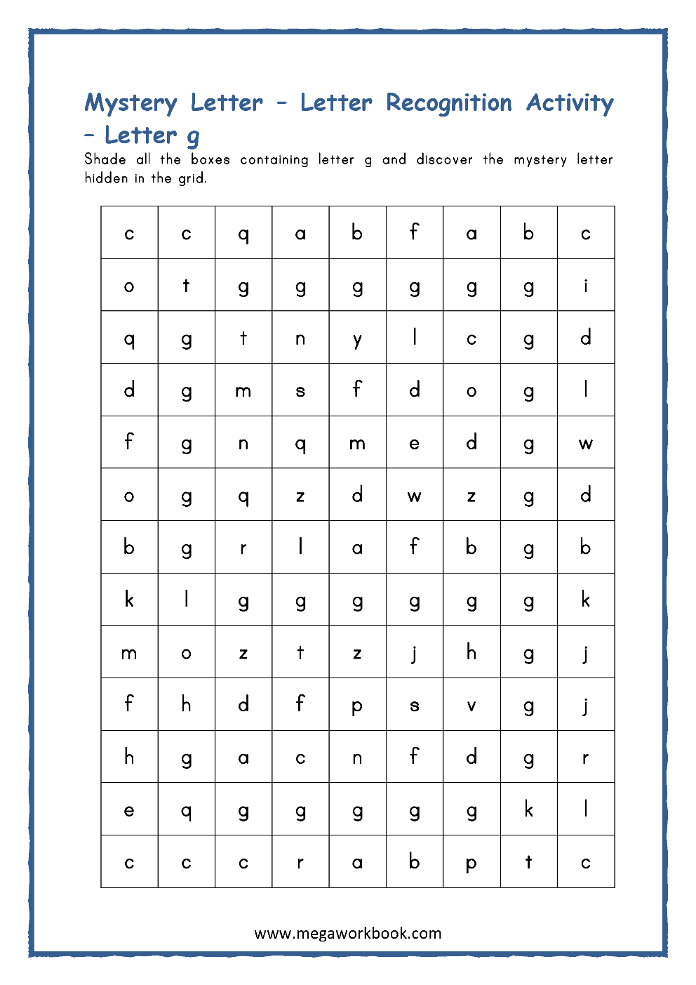 Letter G Activities - Letter G Worksheets - Letter G Crafts For ...
