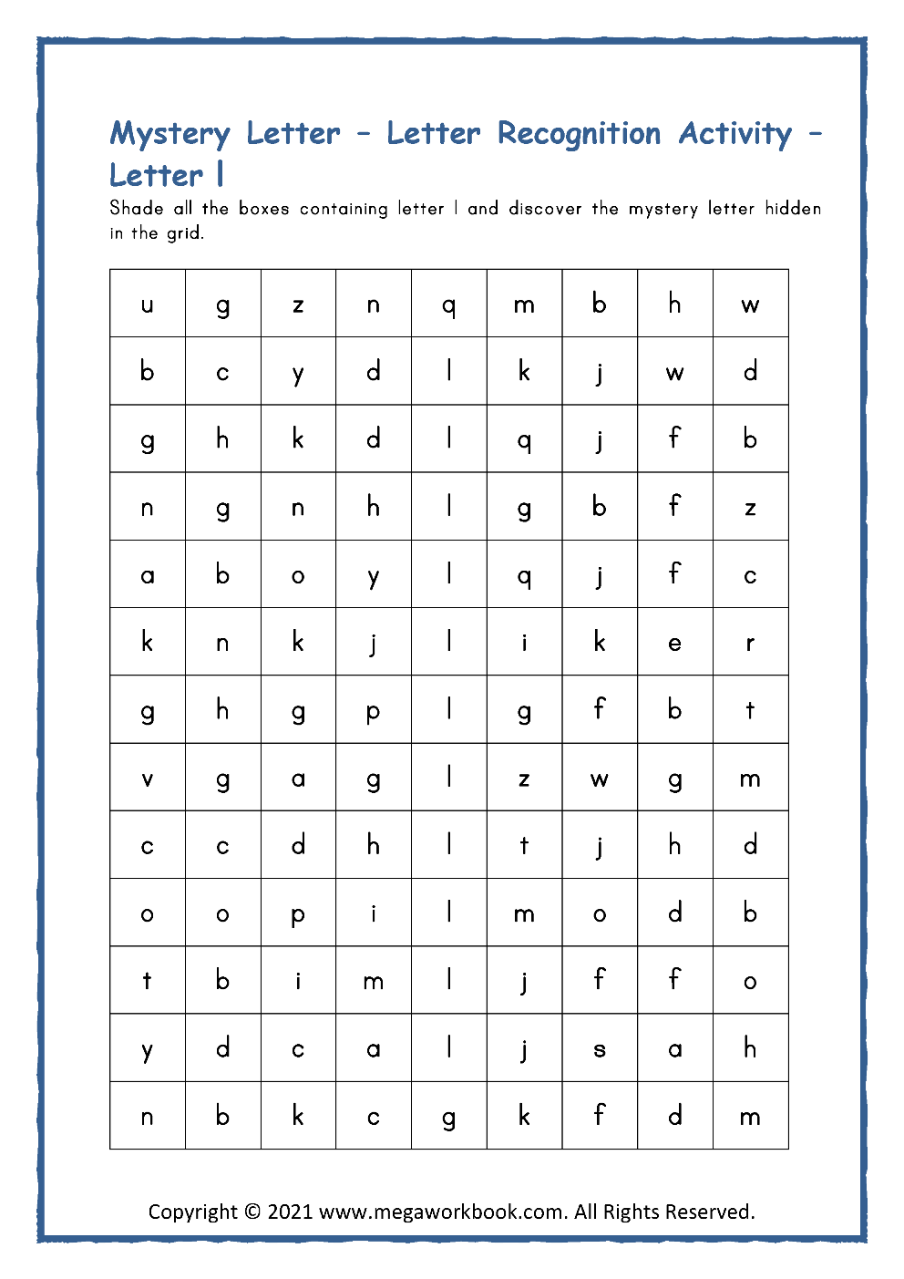Letter L Worksheets - Letter L Activities For Preschoolers - Letter L ...