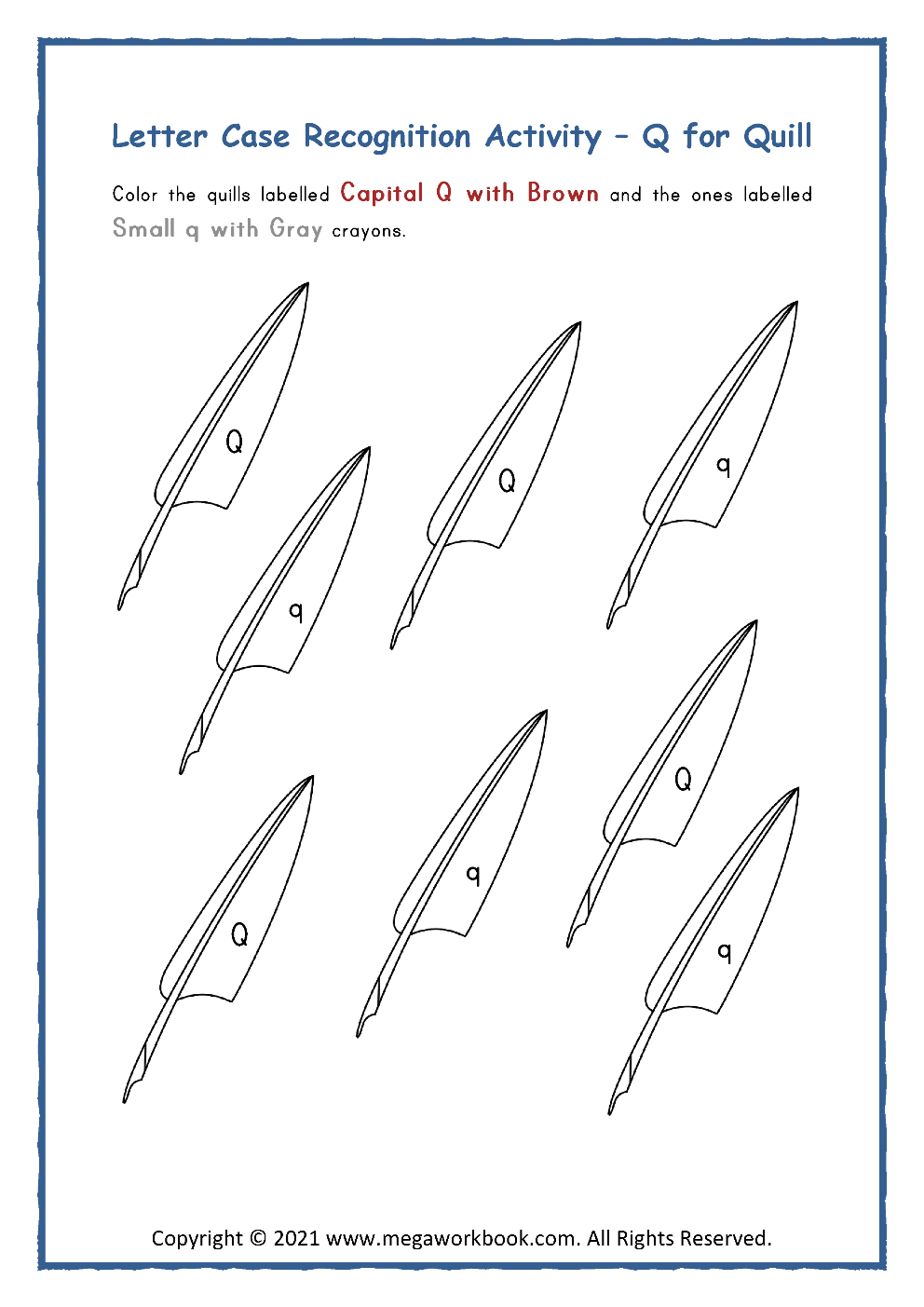 Letter Q Activities Preschool - Letter Q Worksheets - Letter Q Crafts ...