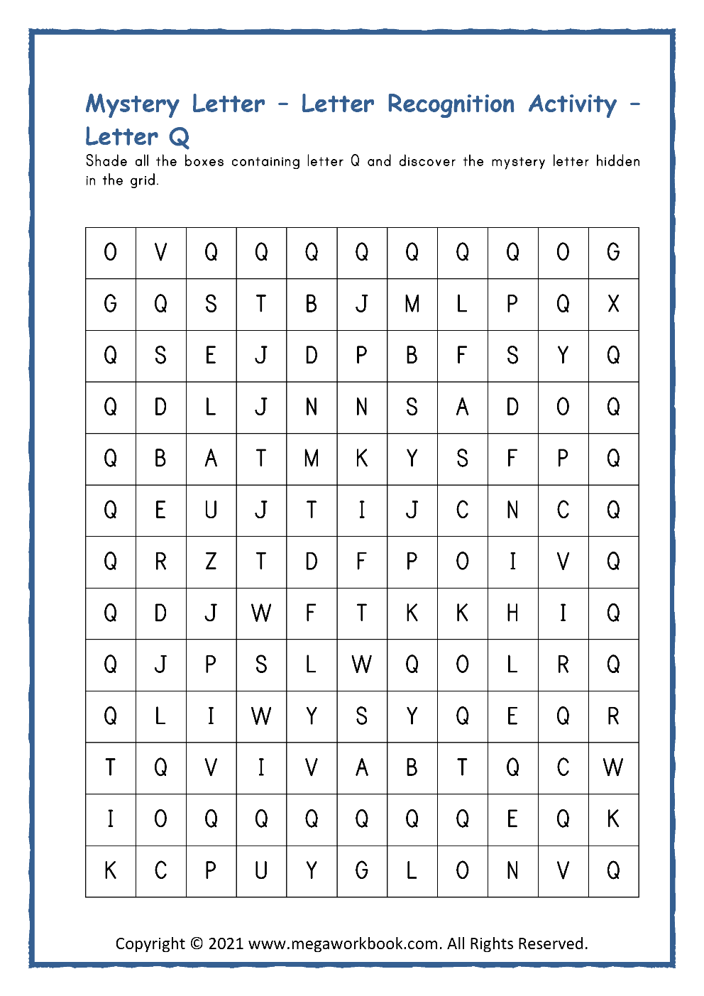 Letter Q Activities Preschool - Letter Q Worksheets - Letter Q Crafts ...