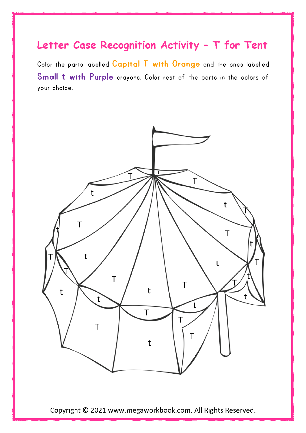 Letter T Activities for Preschool - Letter T Worksheets - Letter T ...